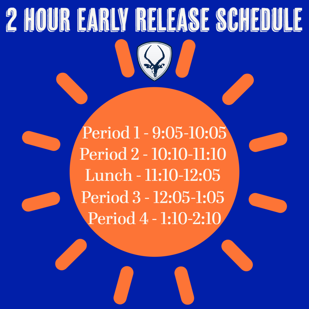 2 Hour Early Release - Sept. 7 & 8 | Poudre High School